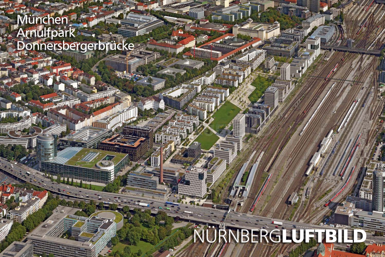 München, Arnulfpark, Donnersbergerbrücke