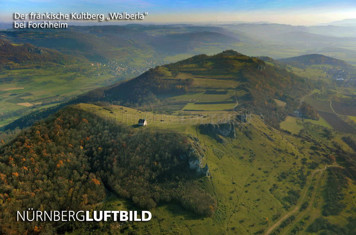 Walberla bei Forchheim, Luftbild