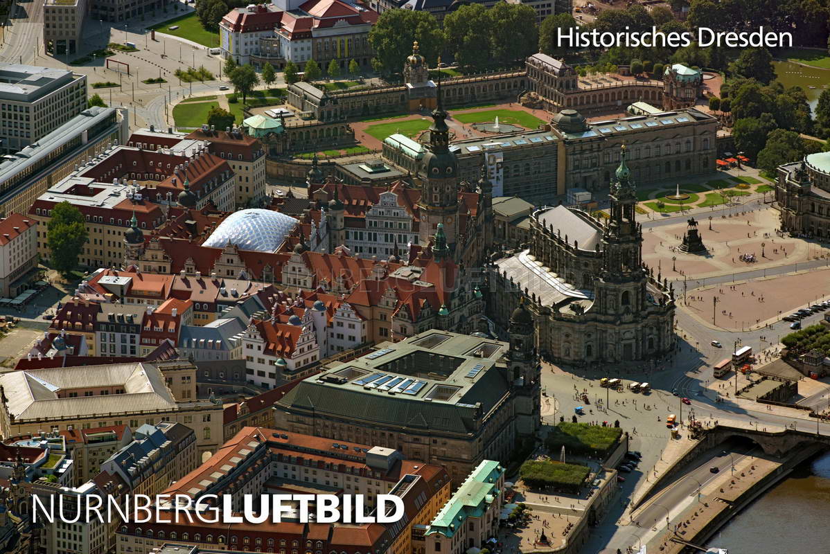 Historisches Dresden, Luftaufnahme