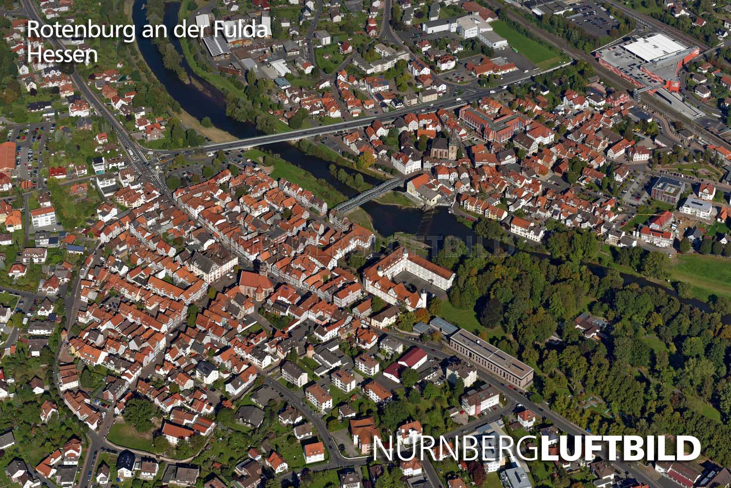 Rotenburg An Der Fulda Luftaufnahme